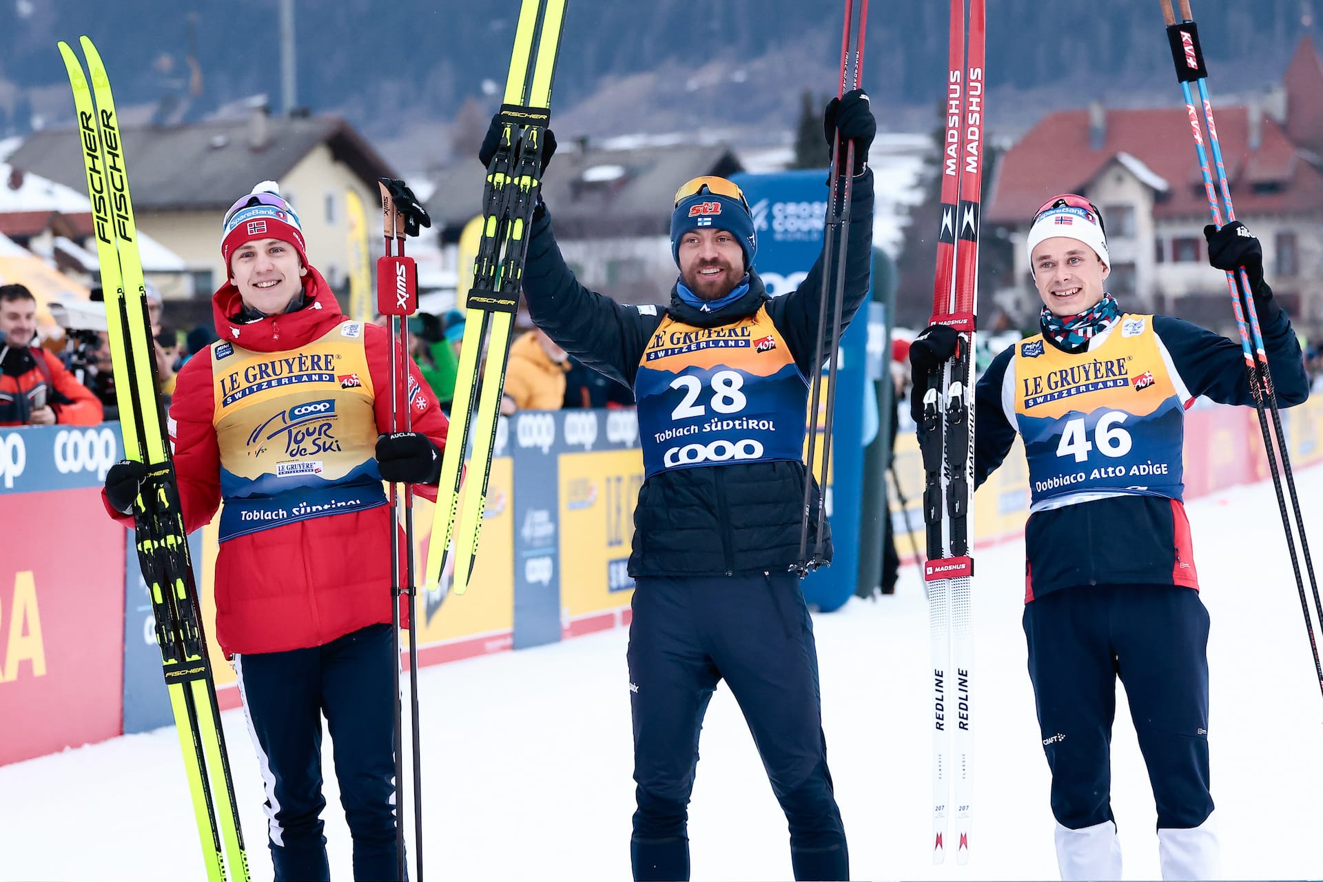 Valnes leder Tour de Ski, finsk monsterskrell i Toblach - Langrenn.com